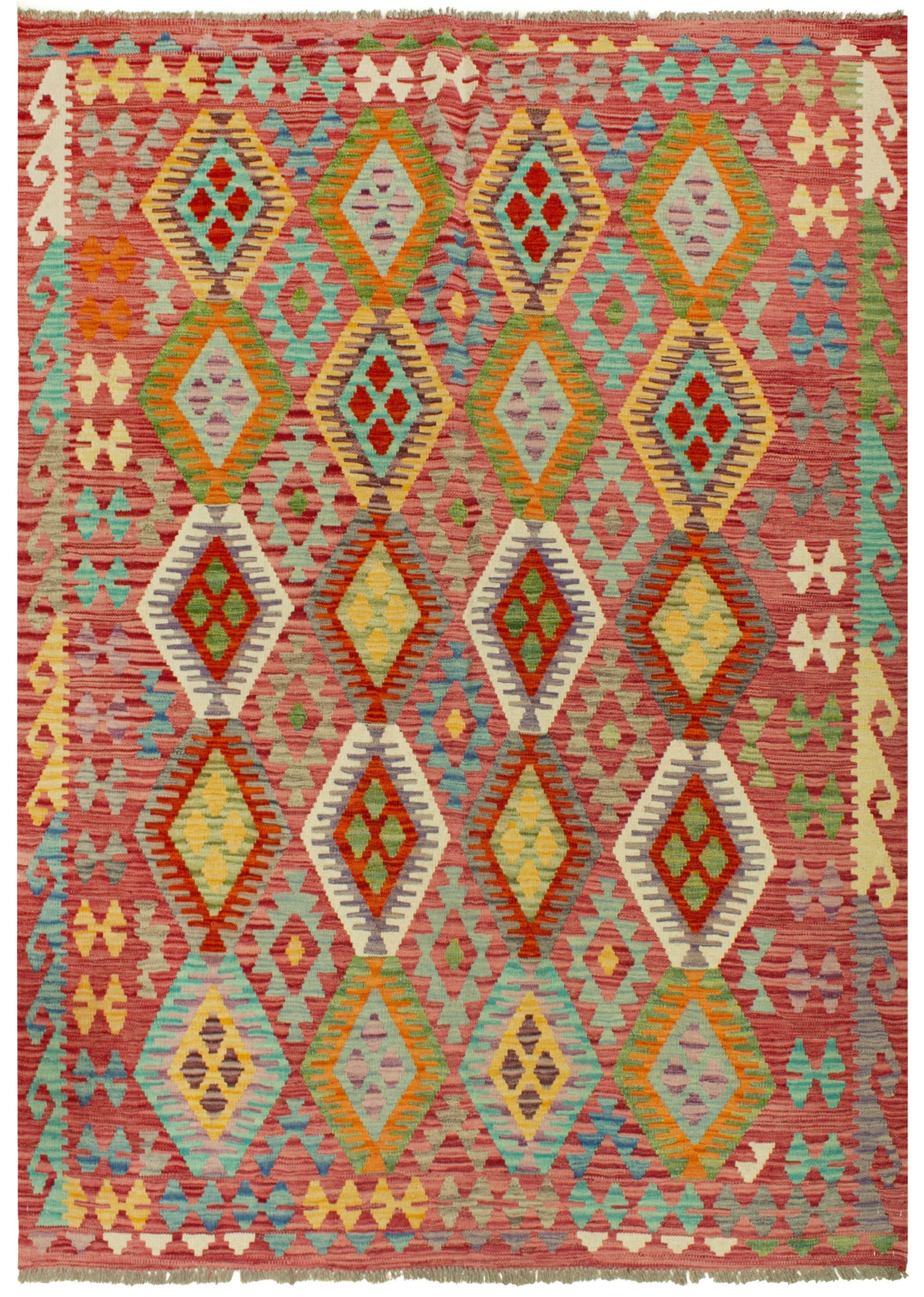 Kilim afghan | 248 x 178 cm | Leroy Merlin