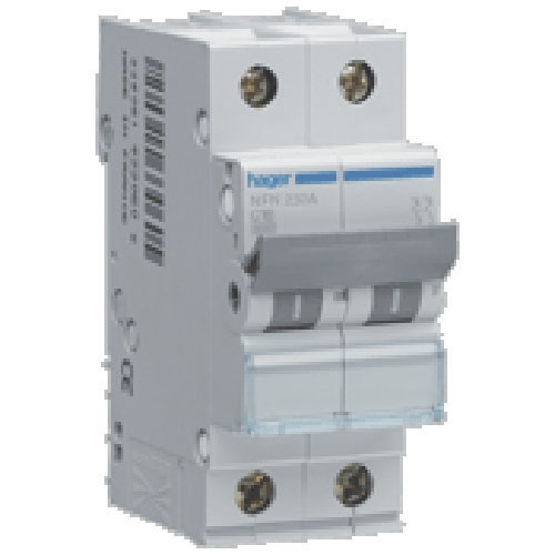 Disjoncteur 20A 2P courbe C 6-10kA - 2 modules | Leroy Merlin