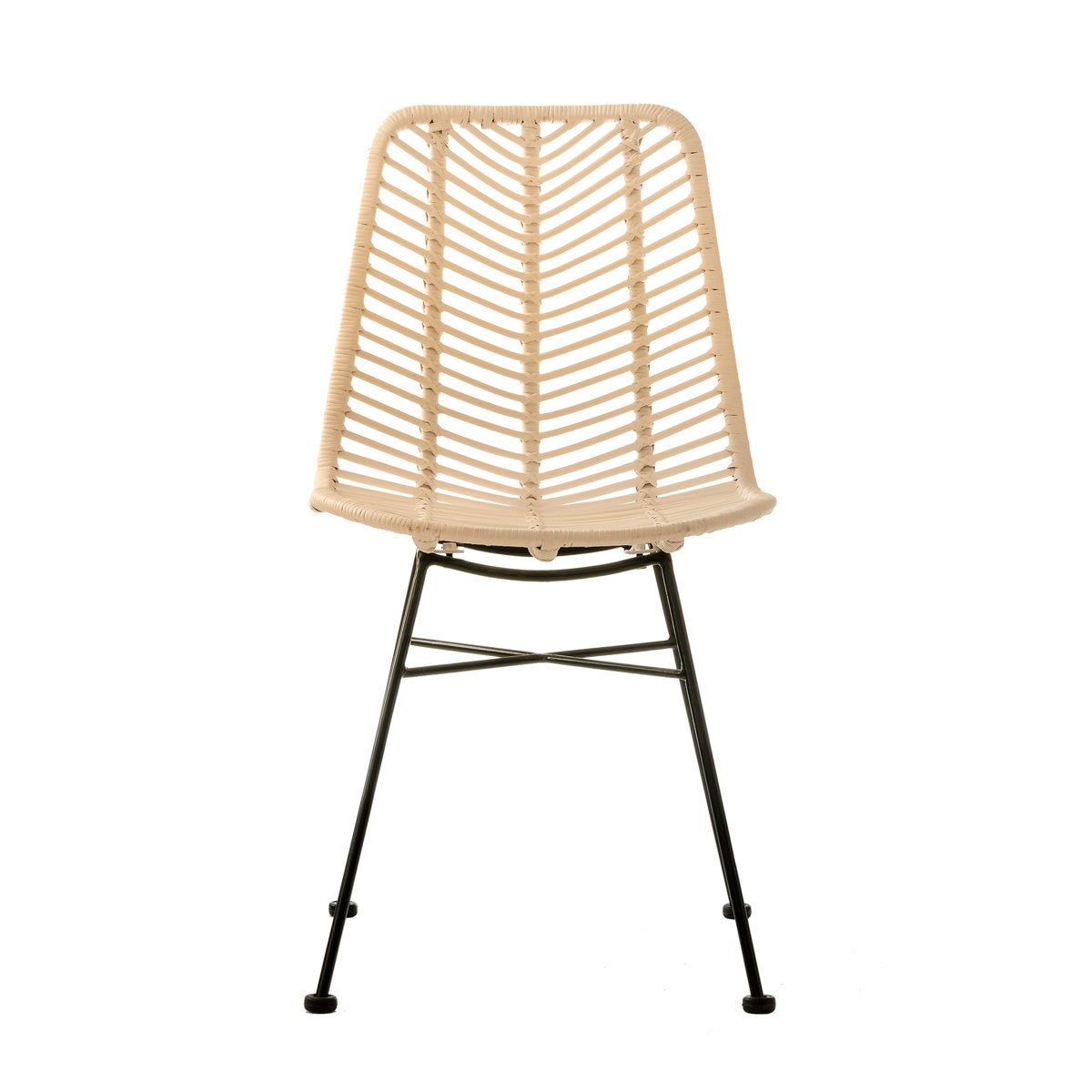 Chaise en rotin naturel Cali 85 cm x 46 cm | Leroy Merlin