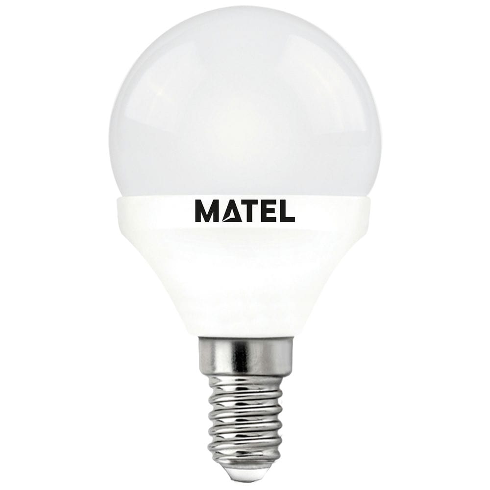 Ampoule led sphérique e14 5w en métal neutre (3 intensités) | Leroy Merlin