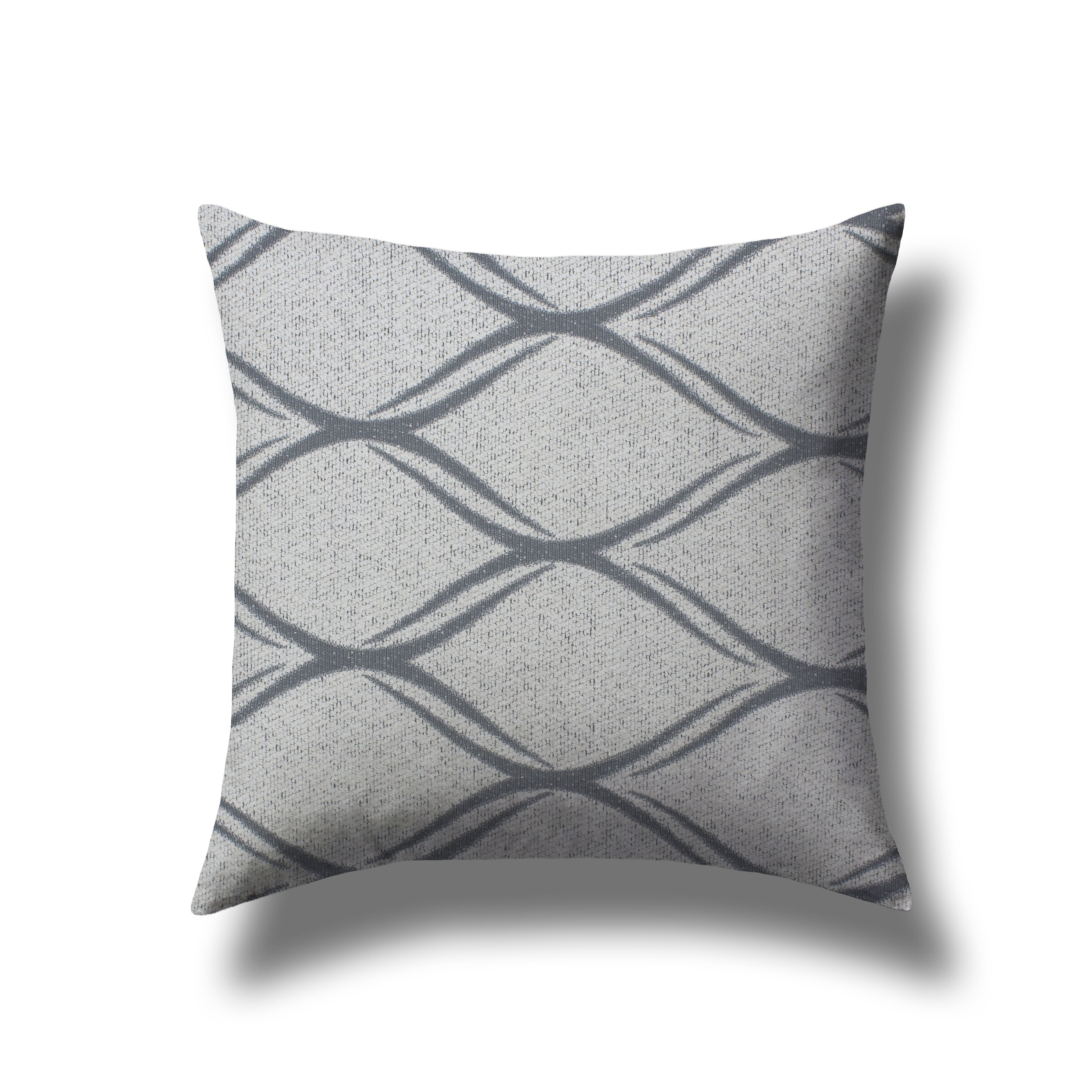 Coussin de salon sarde onde Gris 45x45 | Leroy Merlin