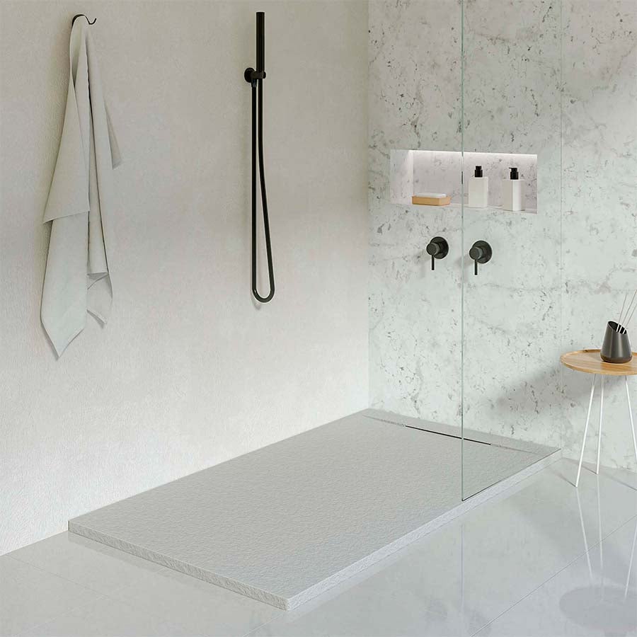 KOES - Receveur de douche en résine Modèle LIENA - 90x100 - Bleu ...