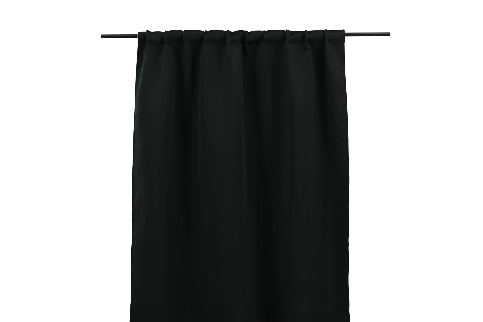 Evelyn rideau 1 pcs. 290x135cm noir. | Leroy Merlin