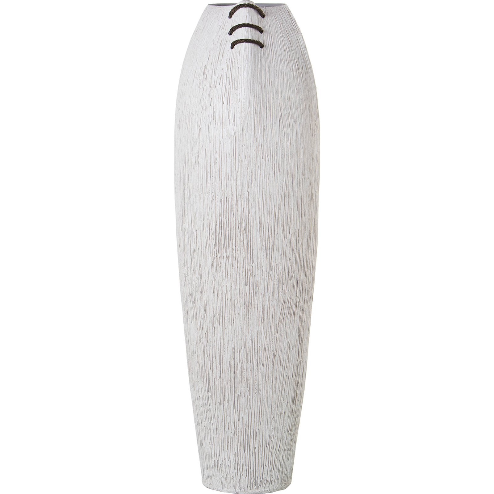 Vase blanc céramique élégant pour déco chic 22 x 25 x 80 cm Blanc ...