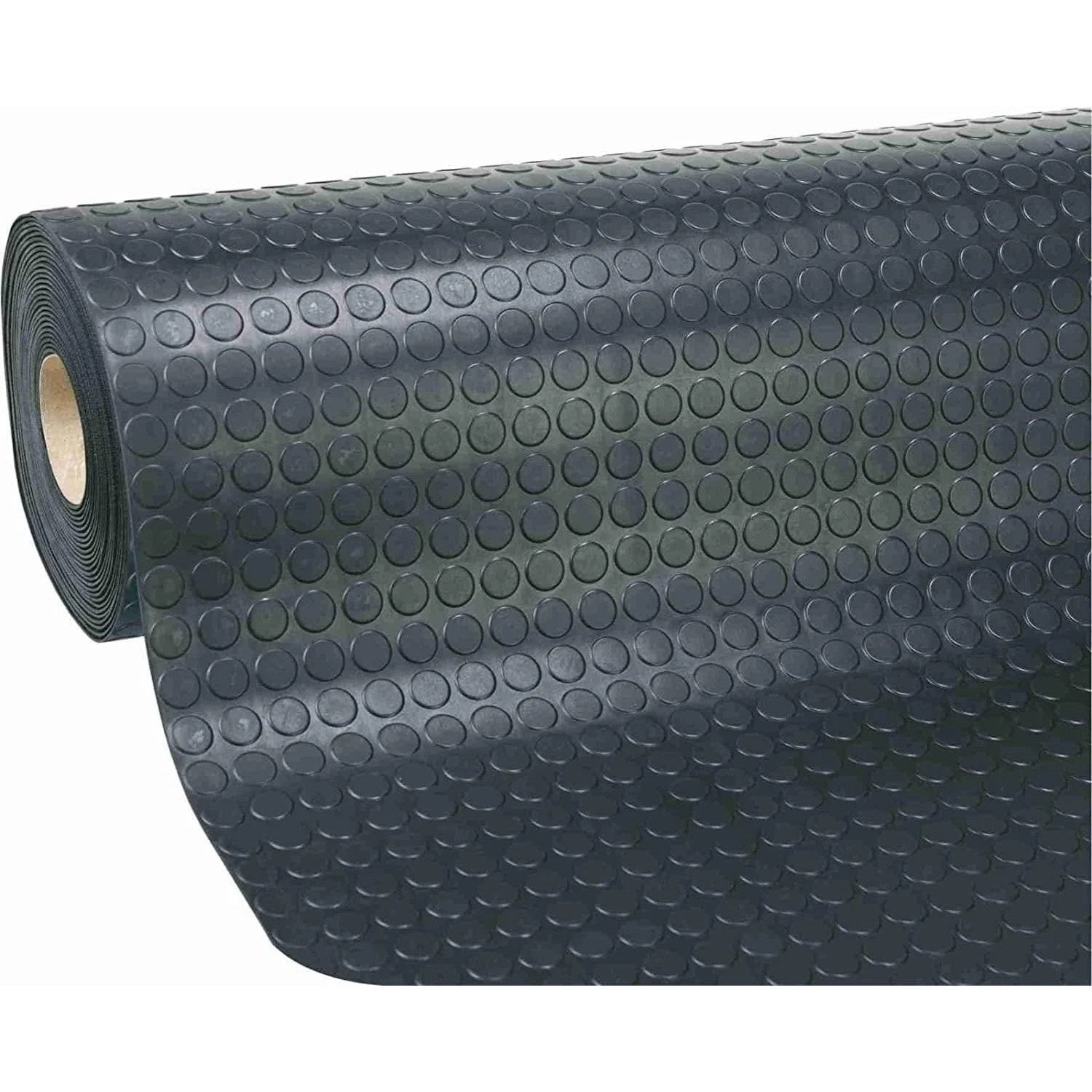 Rotolo Pavimento bullonato antiscivolo in PVC antracite h 2m x 10m ...