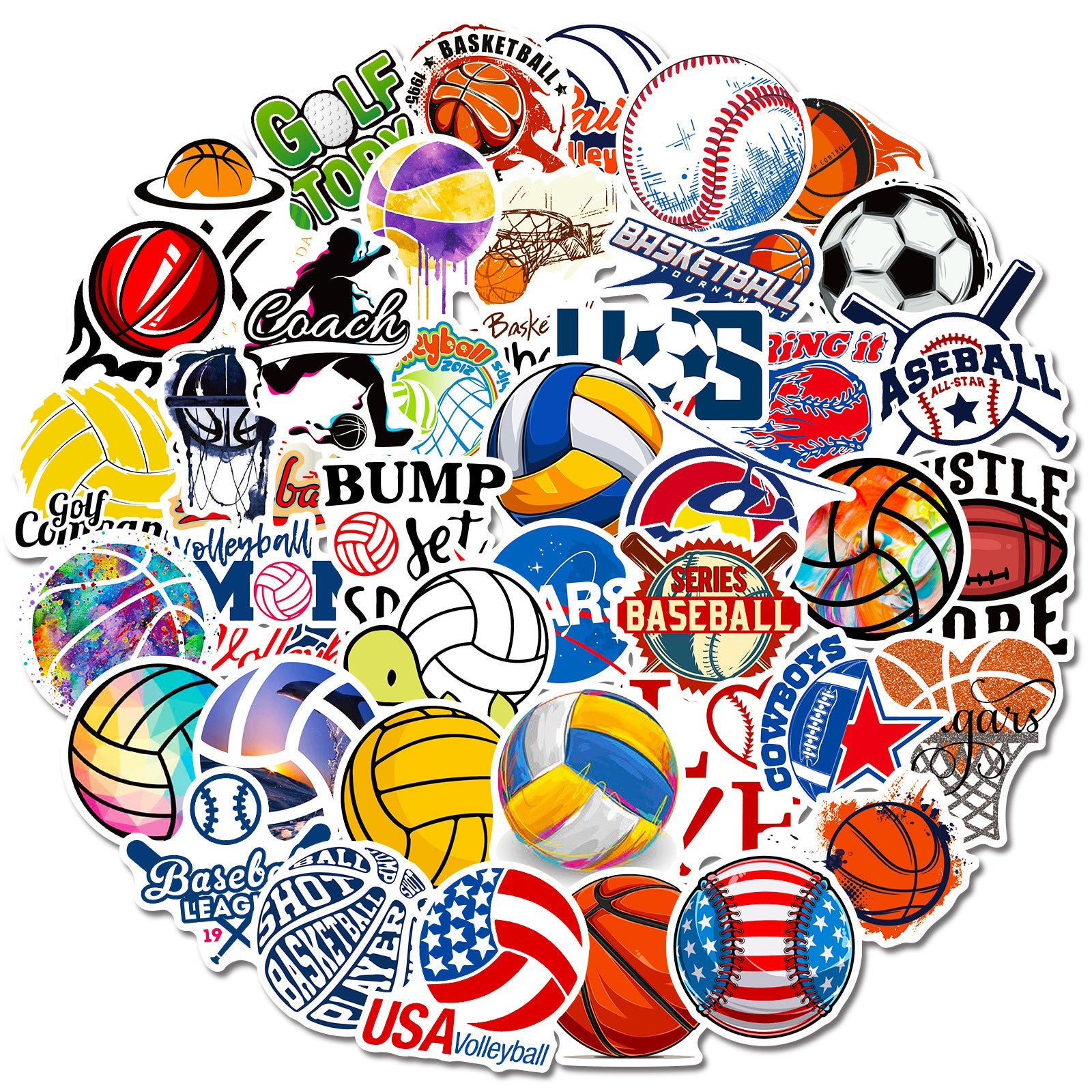 50 pièces Lightning McQueen Stickers, Stickers Moto Autocollants en ...