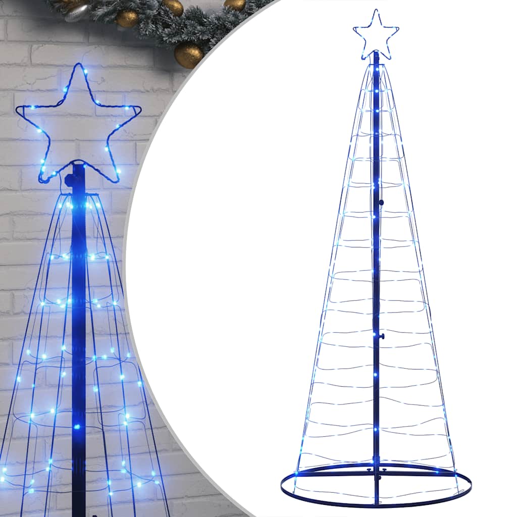 Albero di Natale a LED 200 LED Blu 182 cm | Leroy Merlin