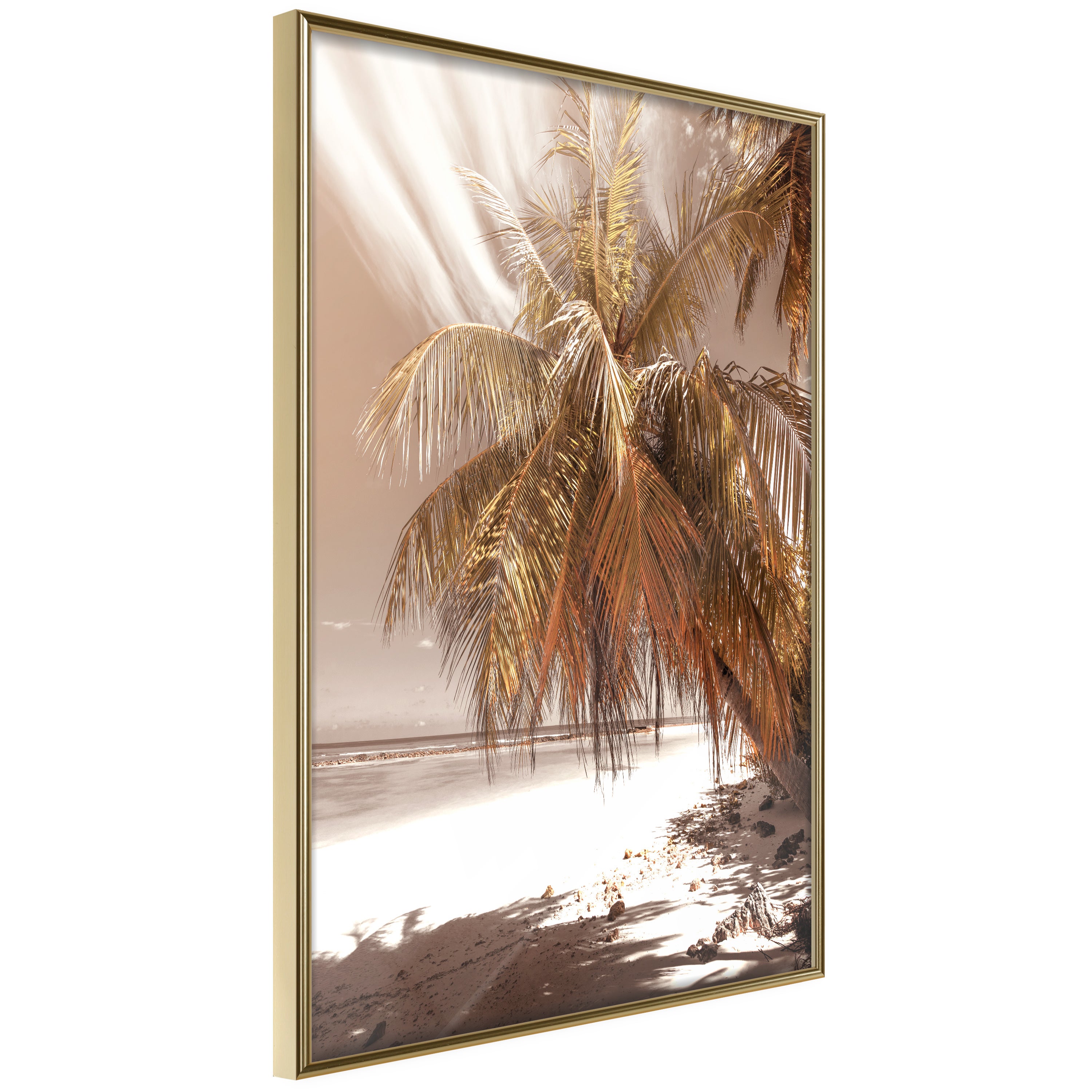 Poster et affiche - Paradise in Sepia - 40x60 | Leroy Merlin