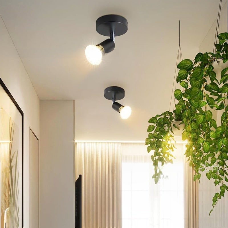 Paquete de 2 focos de techo LED de montaje en superficie, luz de techo ...