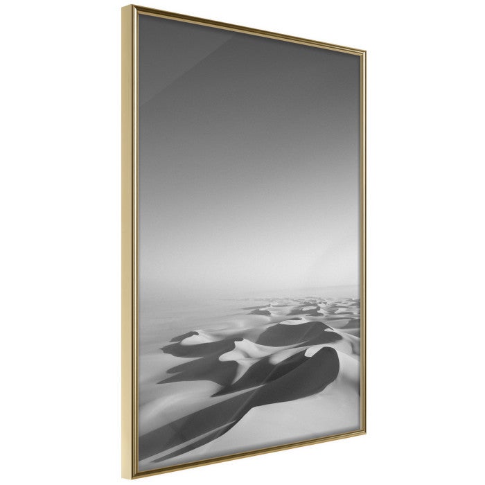 Affiche Murale Encadrée "Ocean of Sand I" 40 x 60 cm Or | Leroy Merlin