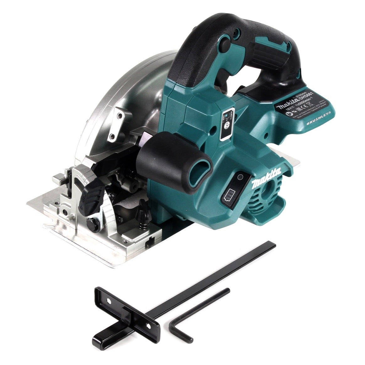 Makita DHS 661 ZU Scie circulaire à main sans fil 18 V Li-Ion Brushless ...