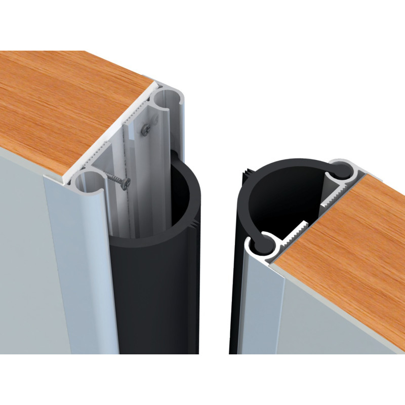 Protection anti-pince doigts pour porte battante N1 250cm épaisseur 32 ...