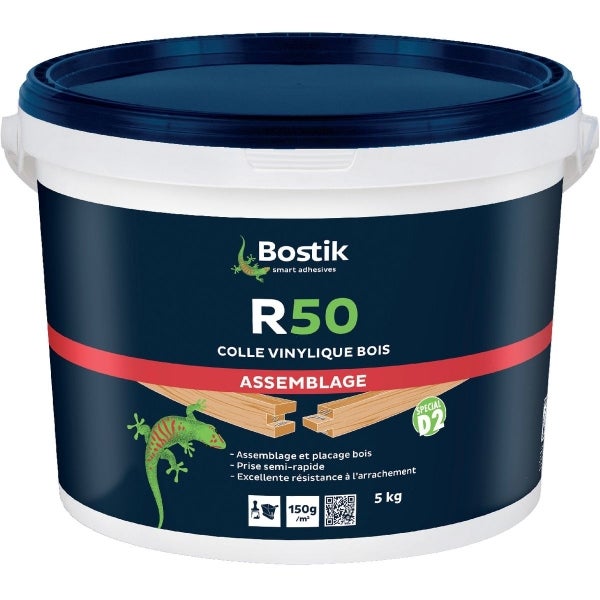 Colle BOSTIK R50 Rapide Seau de 5 KG - 30604644 | Bricoman
