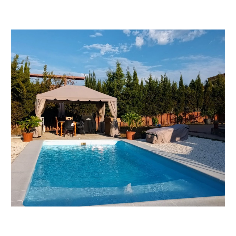 Piscina Modelo Virginia Enterrar 7,34 x 3,54 metros | Leroy Merlin