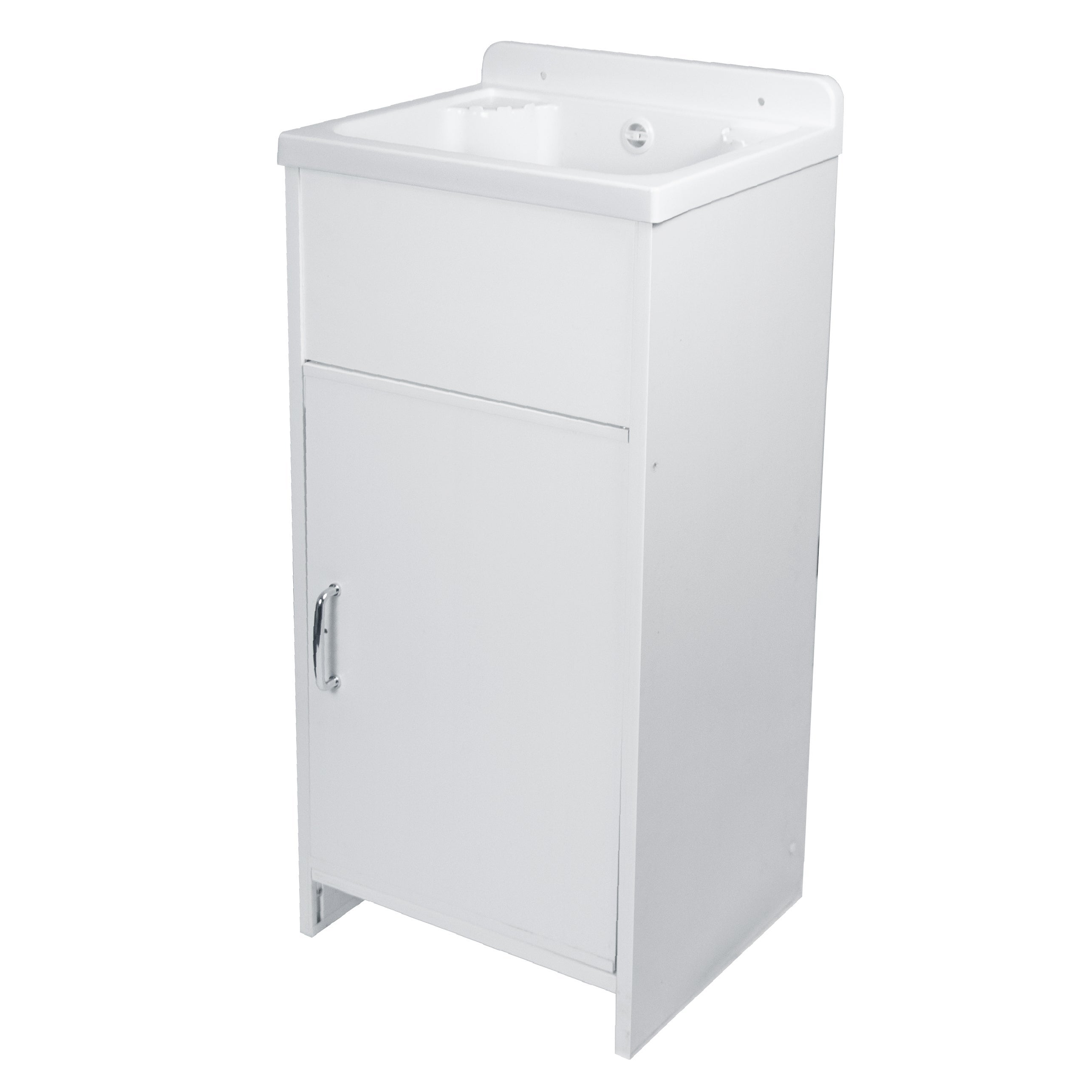 Lavabo de exterior de PVC para ahorrar espacio, con pila y desagüe ...