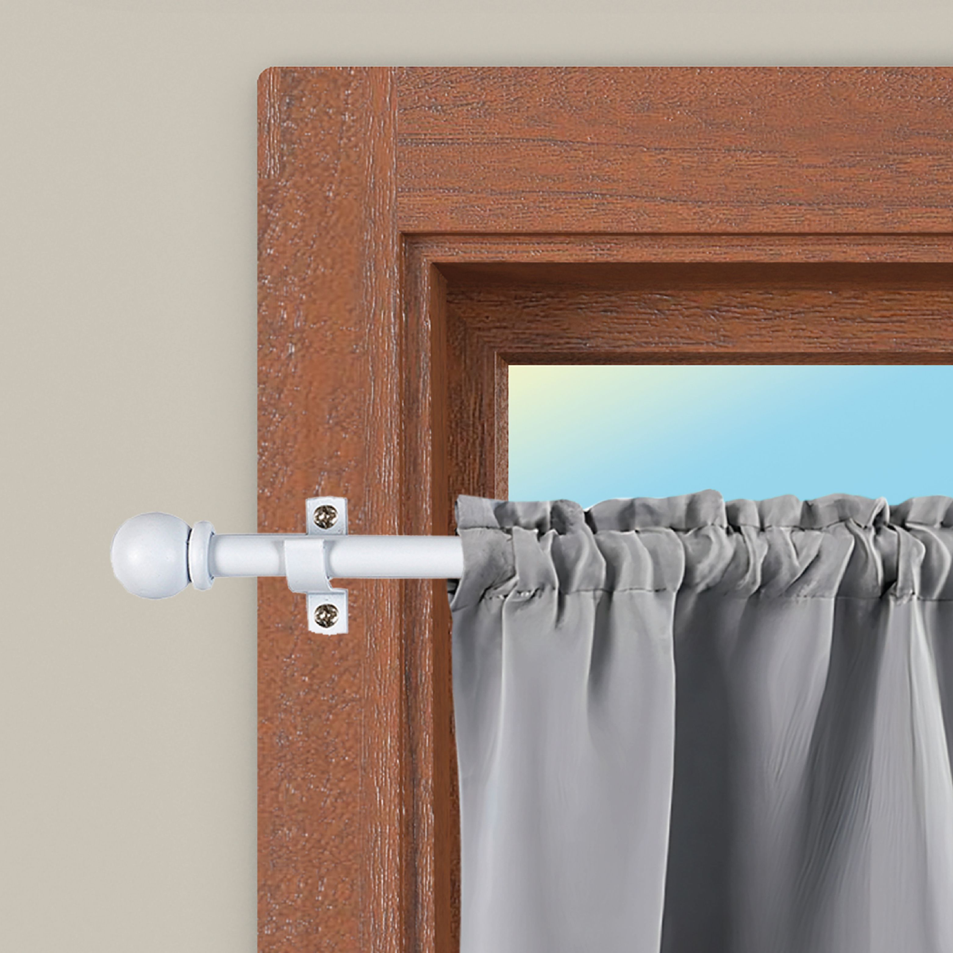 Aste per Tende, Astina Decorativa in Metallo, Bastoni per Tende ...