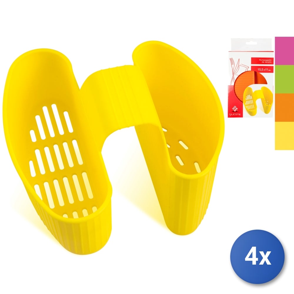 4x Portatutto Per Lavello Home In Silicone Colorato Assortito | Leroy ...