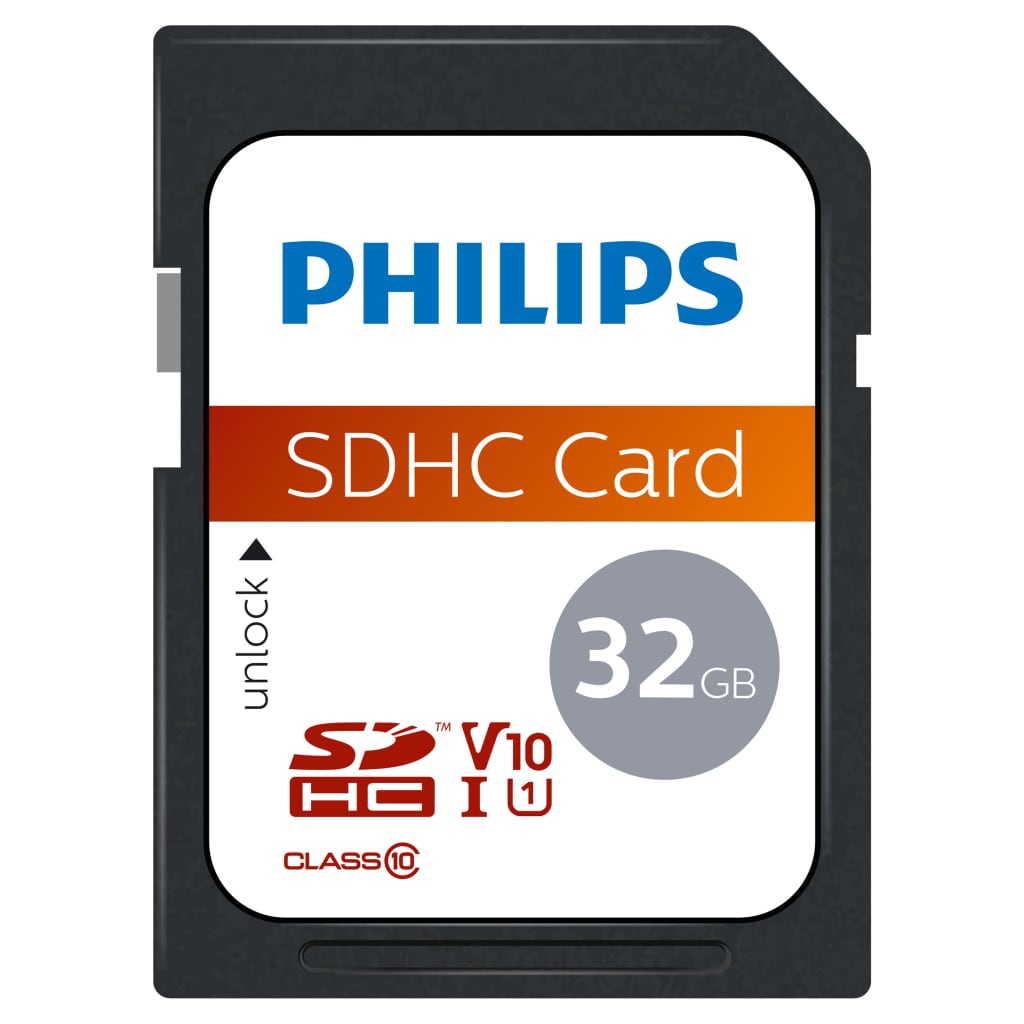Carte mémoire SDHC 32 Go UHS-I U1 V10 Philips | Leroy Merlin