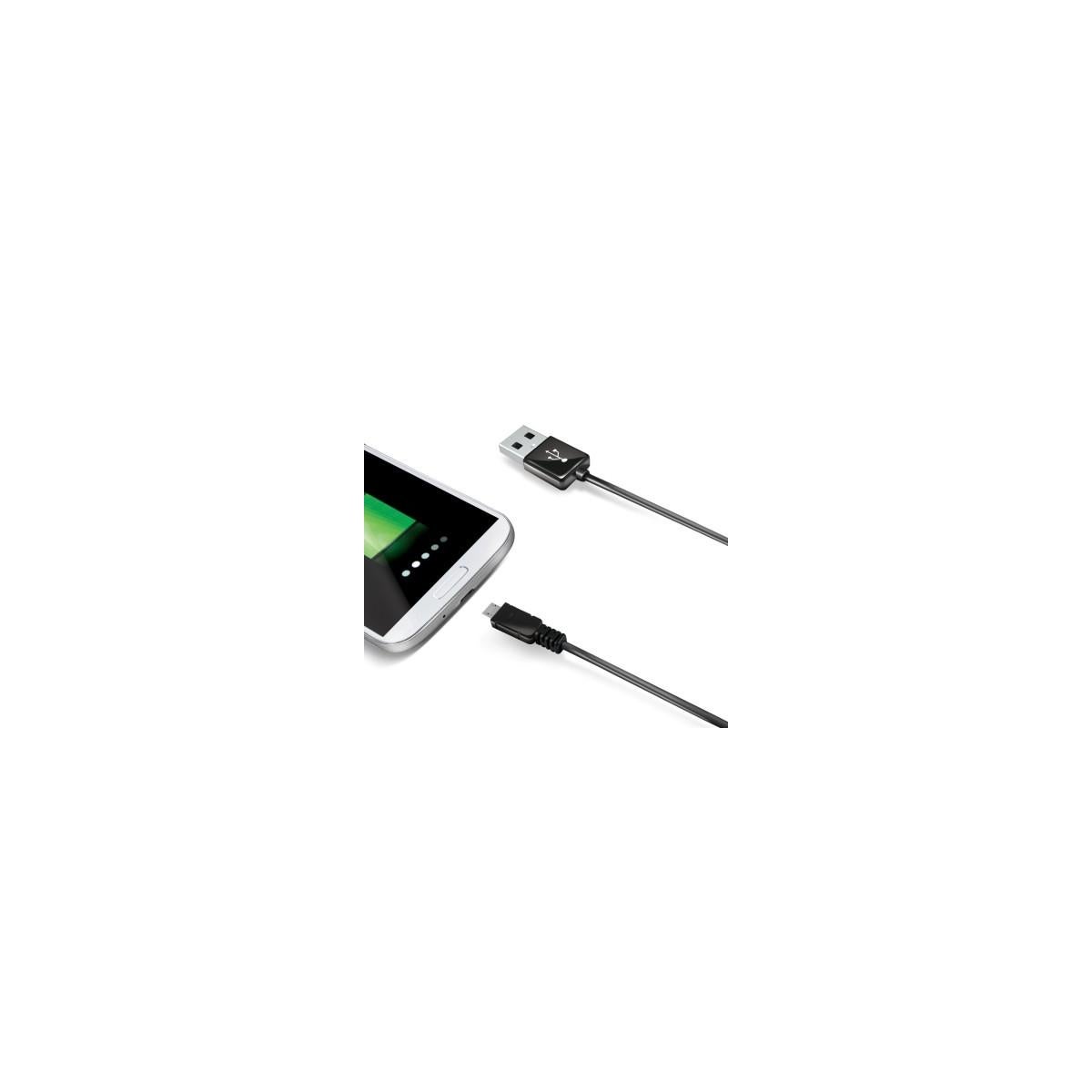 Celly 2.0m USB A - Micro USB B câble USB 2 m Micro-USB B Noir | Leroy ...