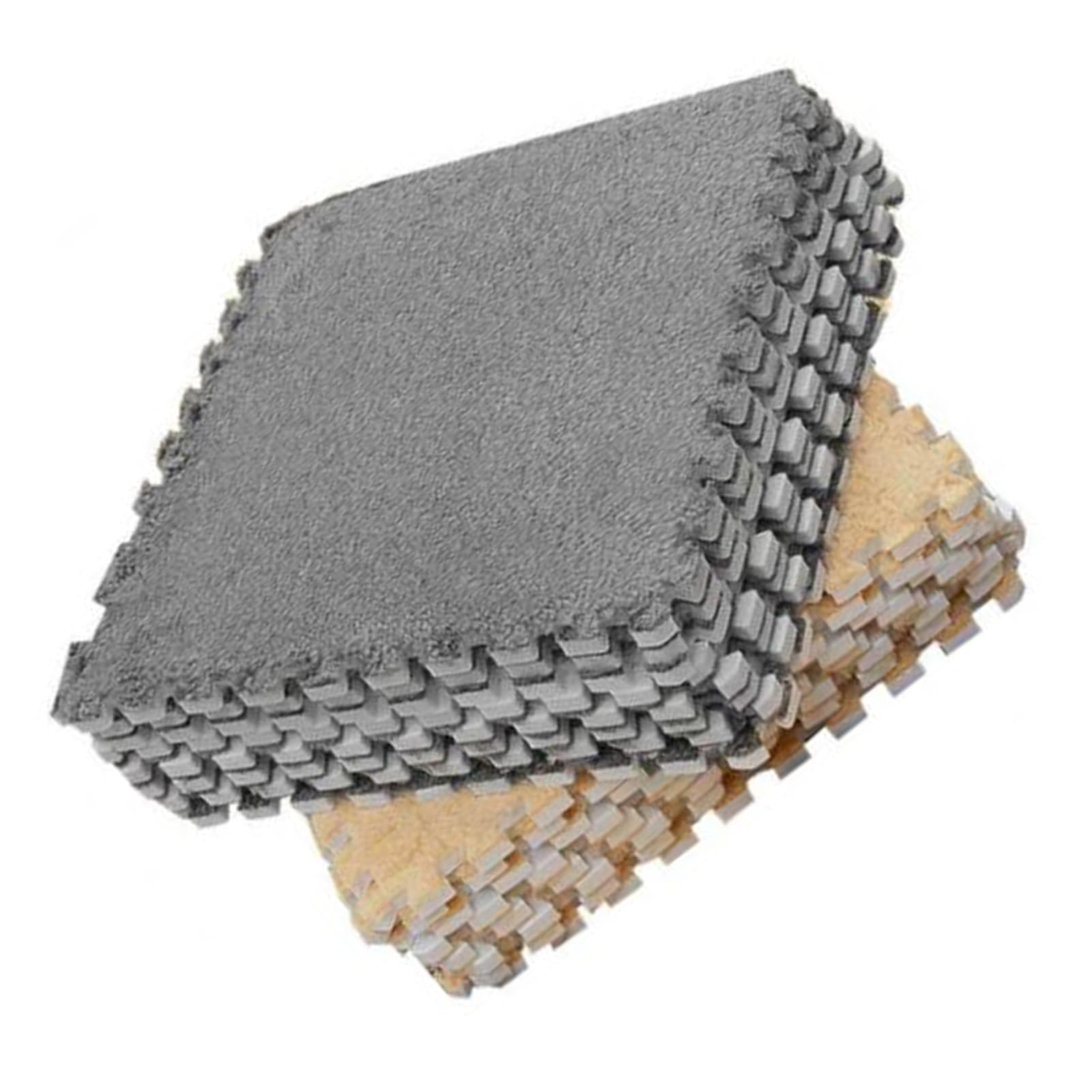 Tapis de sol à emboîtement en mousse peluche, 10 pièces, 11.8X11,8 ...