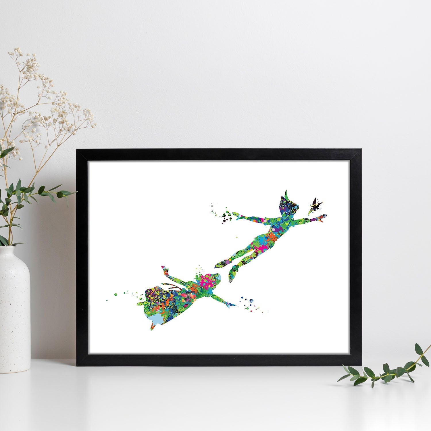 Peter Pan Pan Watercolor Style Film Sheets Films And Affiches Acteurs ...