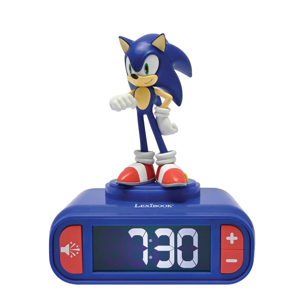 Réveil digital avec veilleuse Sonic et effets sonores | Leroy Merlin