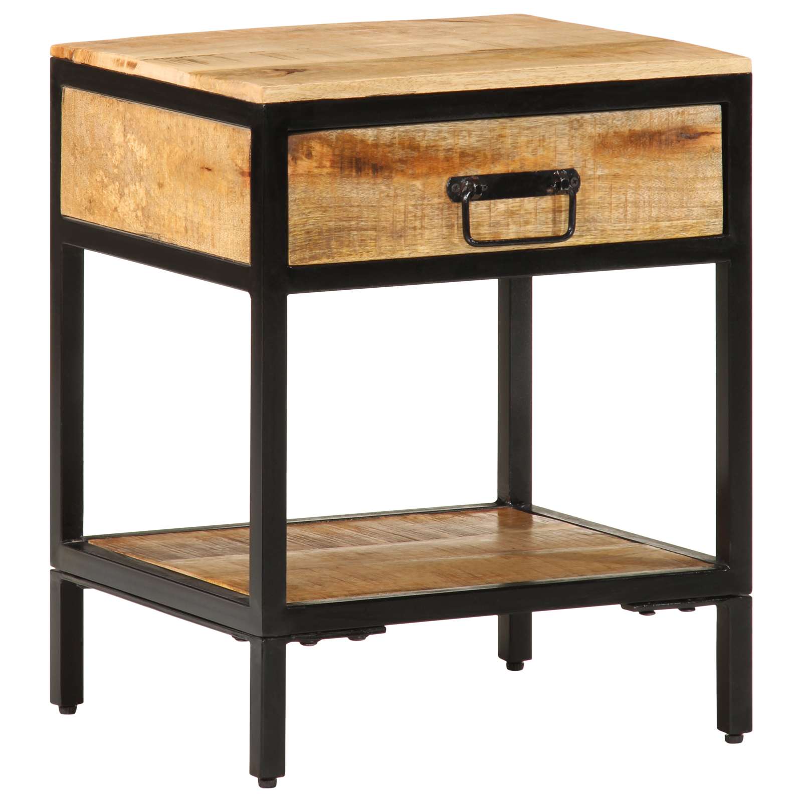 Cabinet de chevet，Table d'appoint，Table de nuit 40x35x50 cm Bois massif ...