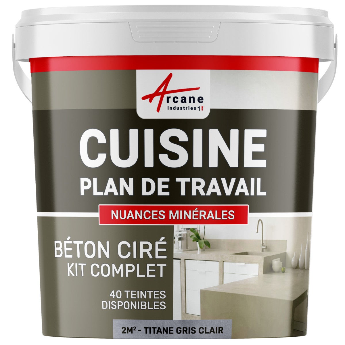 Beton Cire Gris Clair