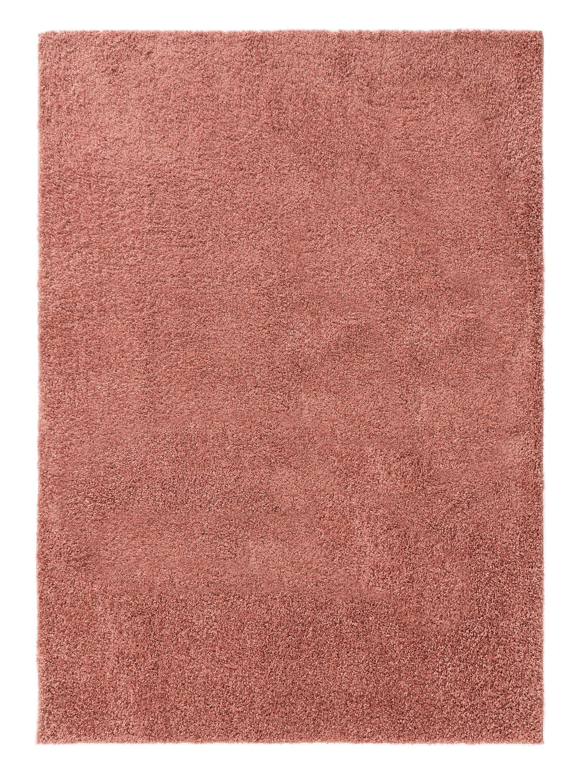 BENUTA - Alfombra pelo largo lavable Soho rosa 160x230 cm | Leroy Merlin