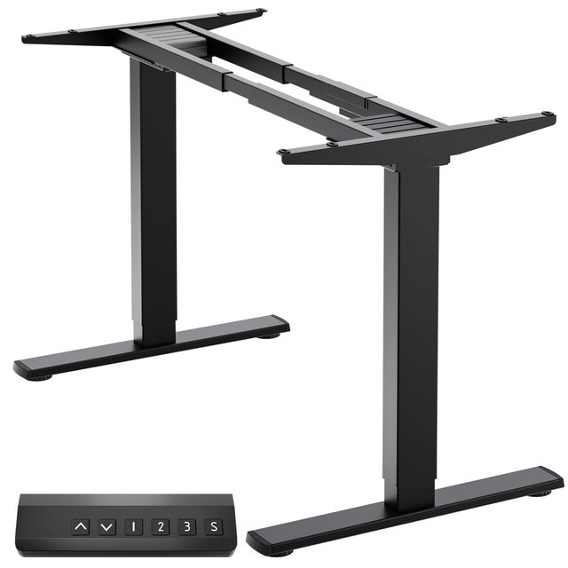 Pied bureau assis debout au meilleur prix | Leroy Merlin