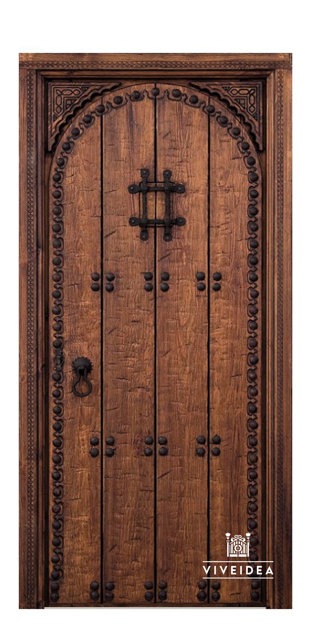 PUERTA ENTRADA UNA HOJA RÚSTICA TALLADA, MADERA PINO GRAN CALIDAD ...