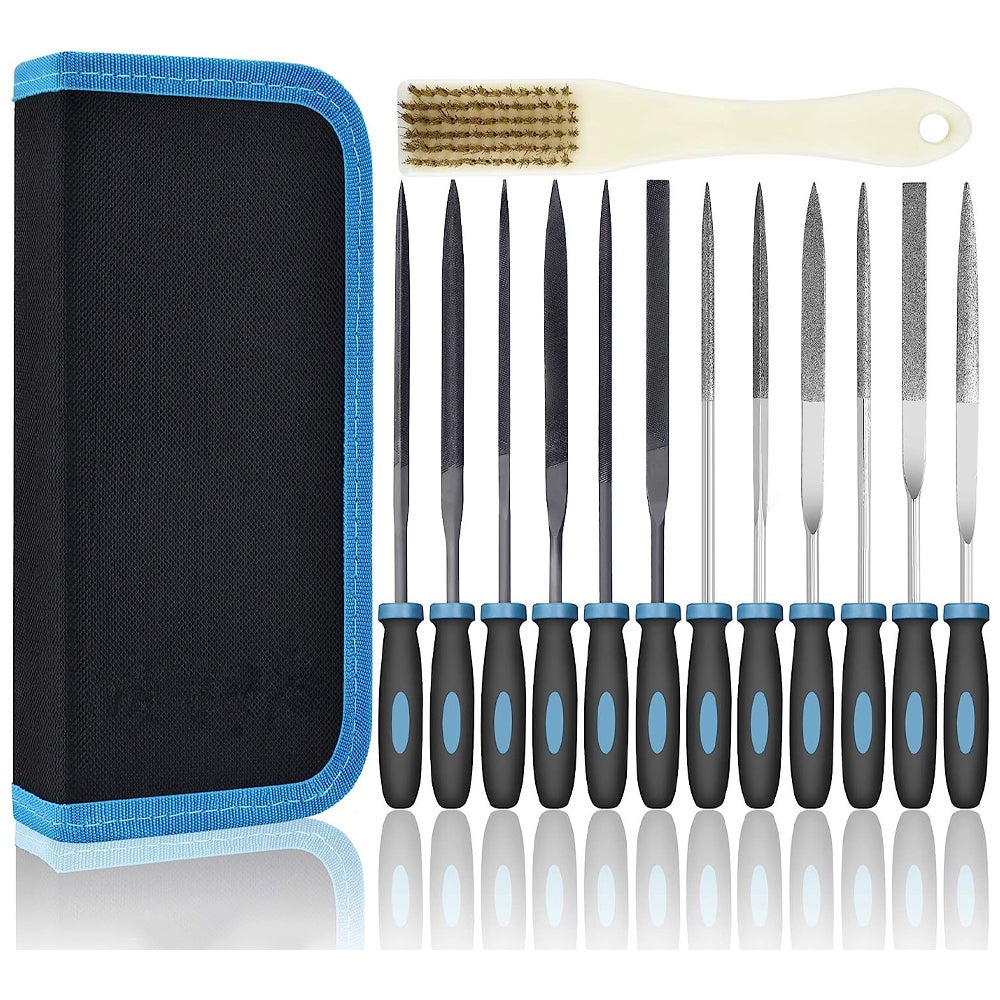 Lima de diamante, limas de metal, juego de limas de aguja, 13 limas de ...