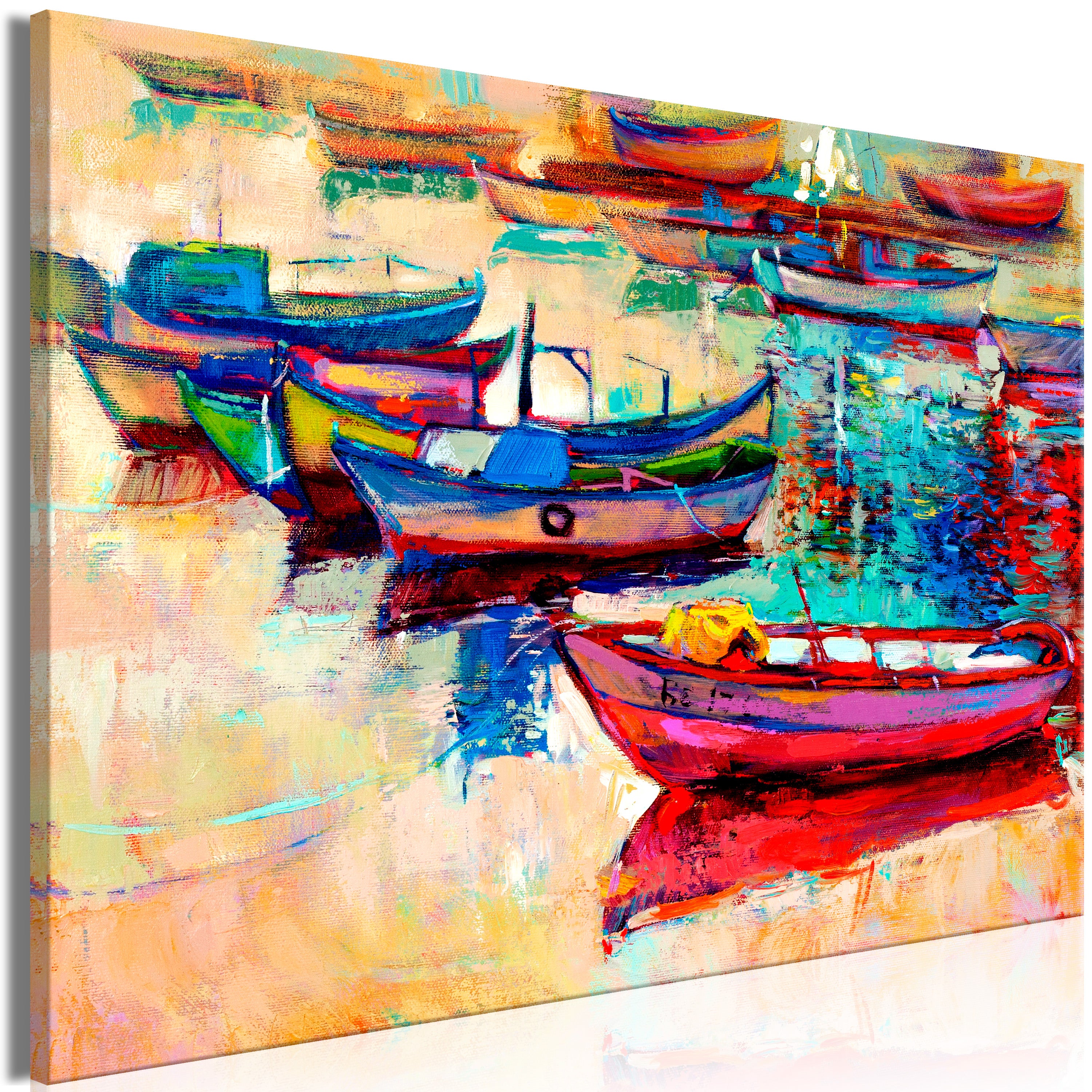 Tableau - Boats (1 Part) Wide [30x20] | Leroy Merlin