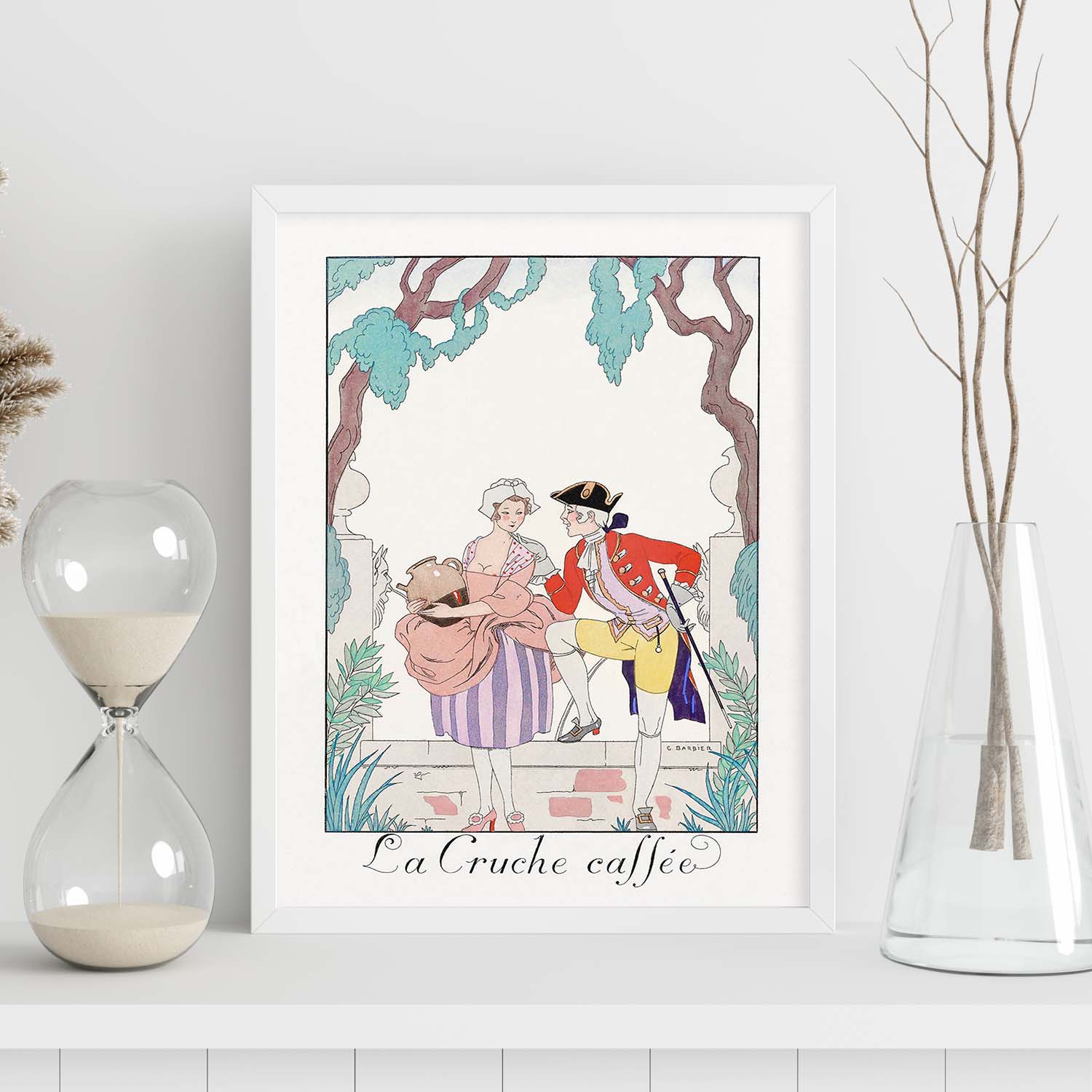 Lamina Vintage Modelo 085. Pósteres Con Las Ilustraciones Art Deco De ...