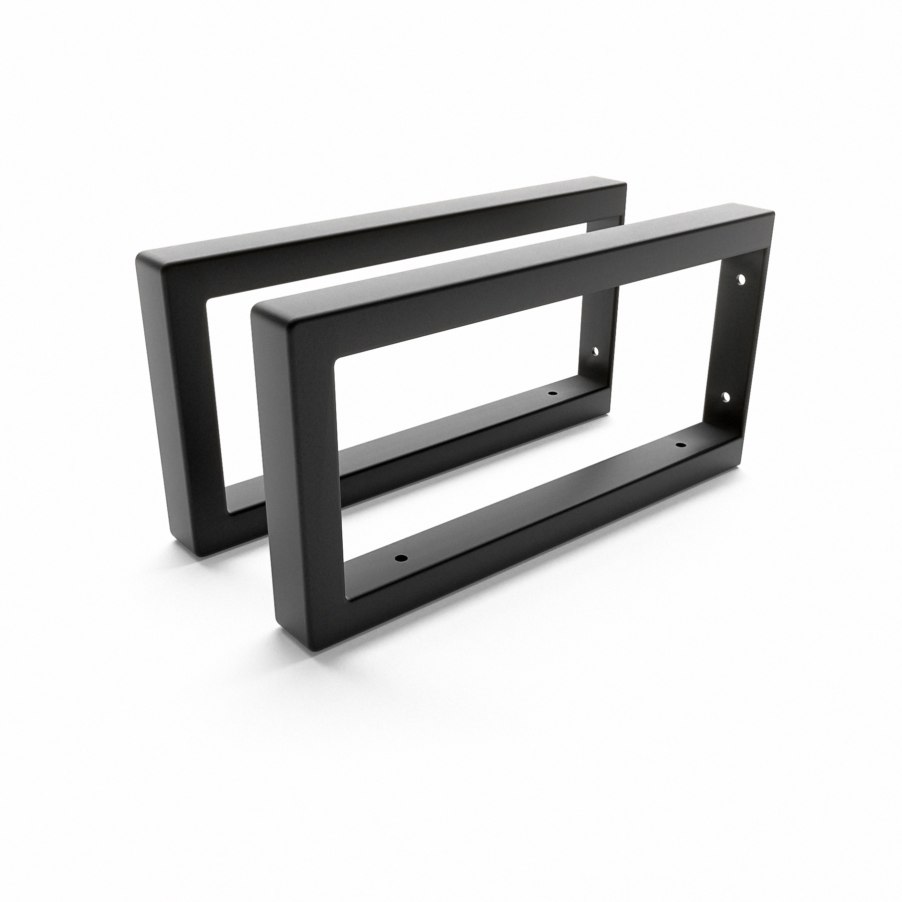 Support pour lavabo SAAR - 15 cm de haut, 30 cm de profondeur, noir ...