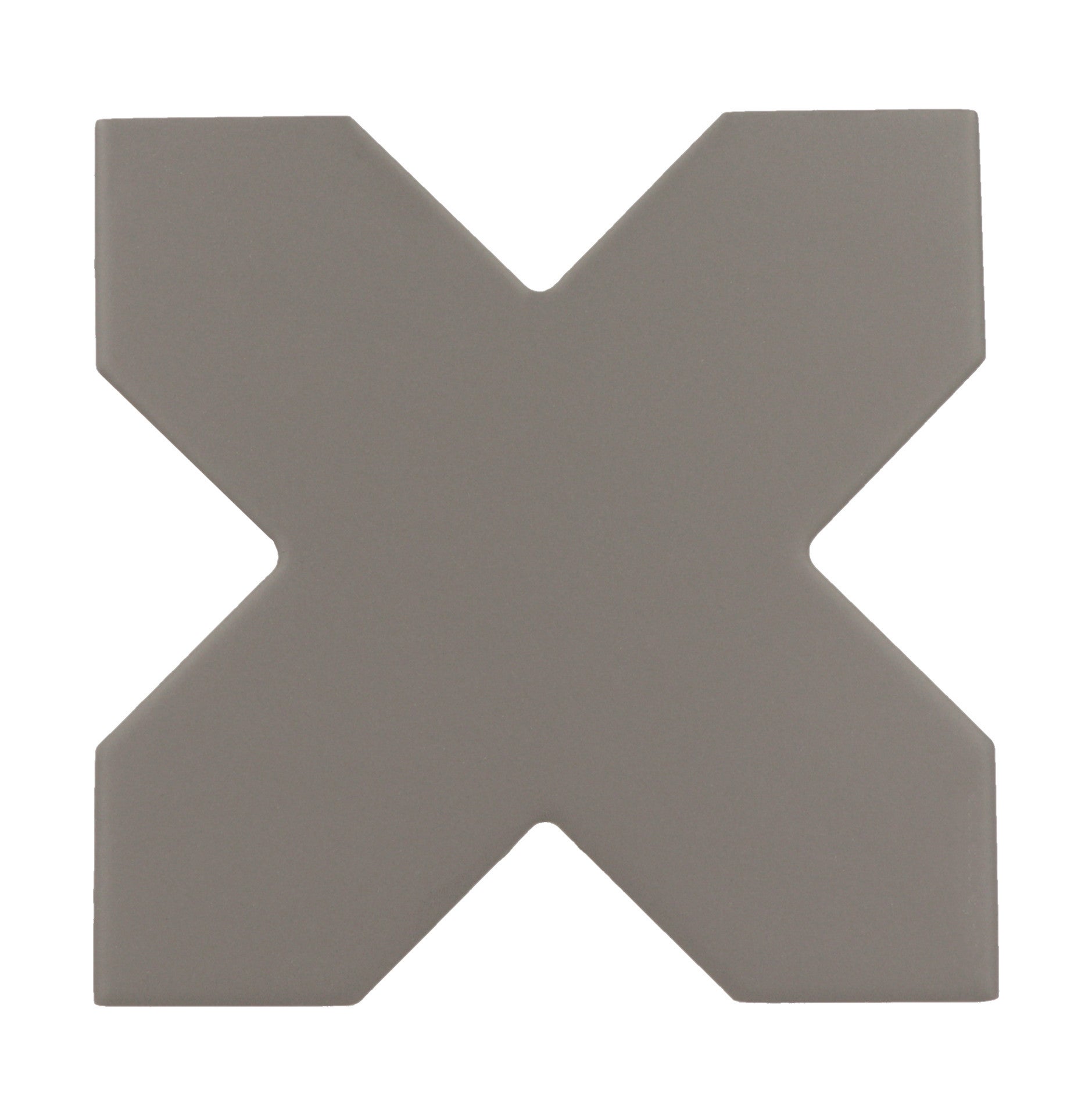 Carrelage sol / mur forme croix noir 12X12 cm PORTO CROSS BLACK | Leroy ...