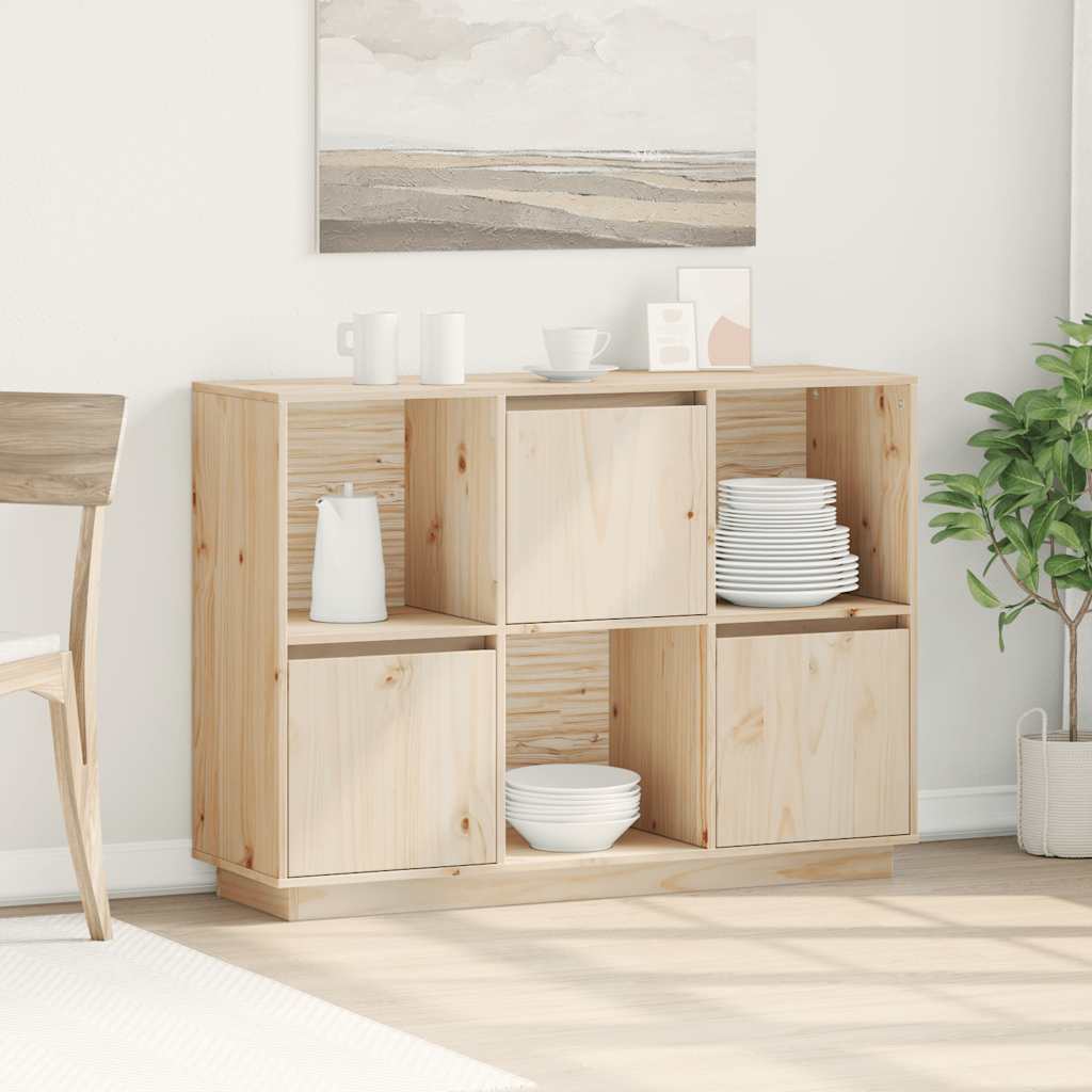 Buffet 110,5x35x80 cm Bois massif de pin | Leroy Merlin