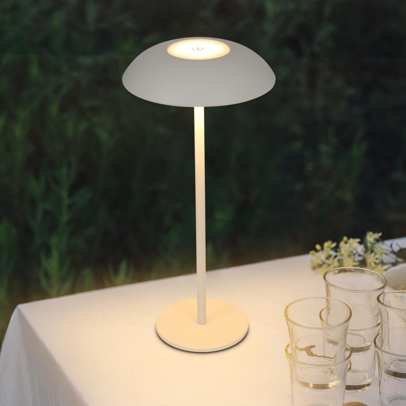 Lampe de Table sans Fil, lampe de table rechargeable exterieur ...