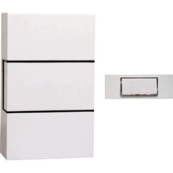 Carillon filaire CHACON - 1 mélodie - Bouton poussoir avec ...