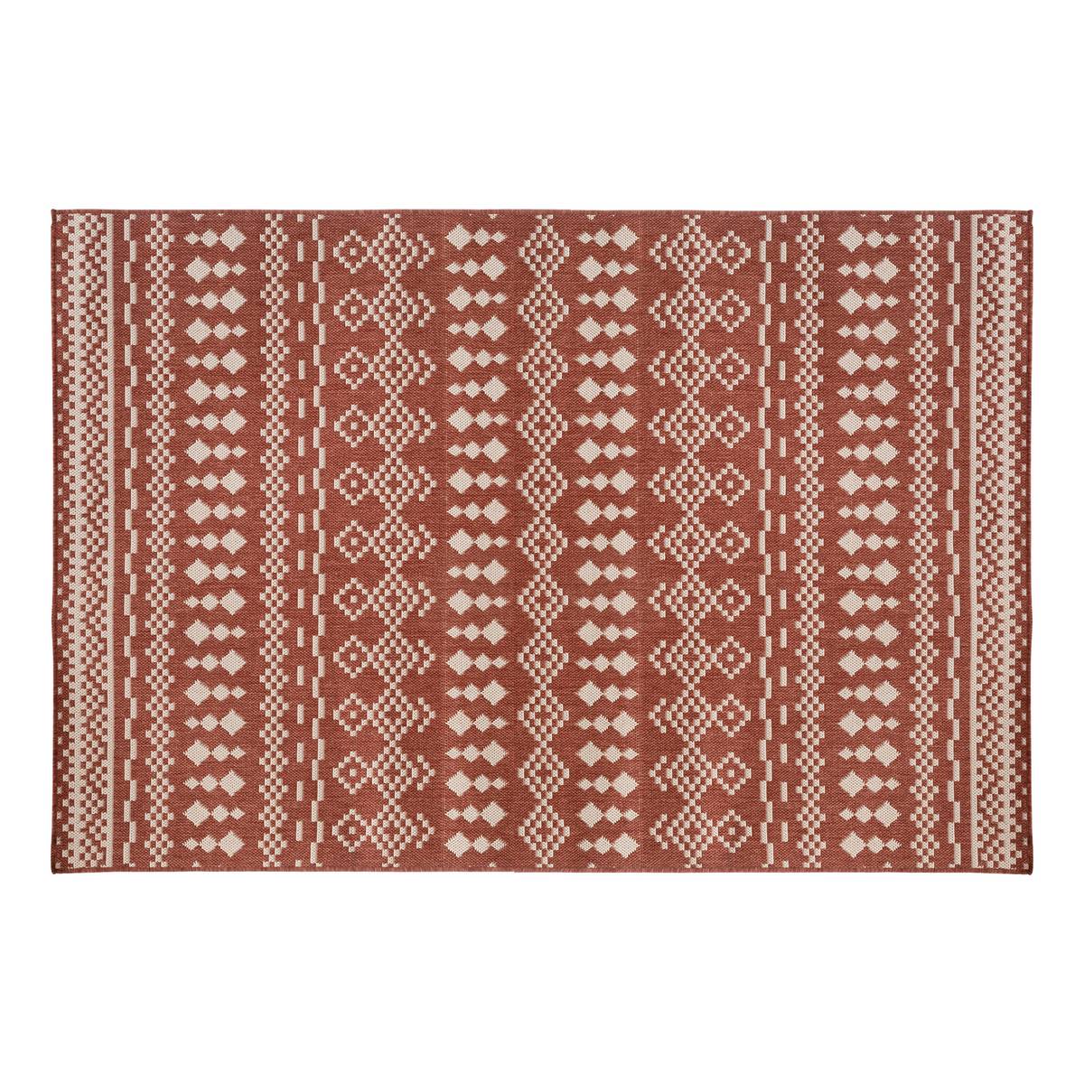 Tapis extérieur et intérieur - rose terracotta - 230x150 cm ...