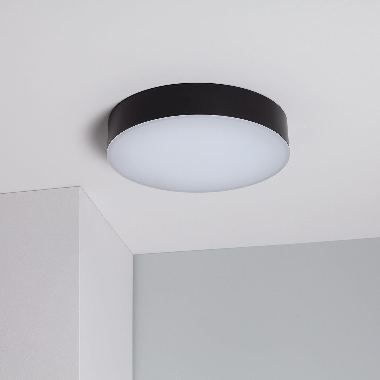 Ledkia - Plafón Exterior LED 21W Circular para Exterior Ø320 mm Juno ...