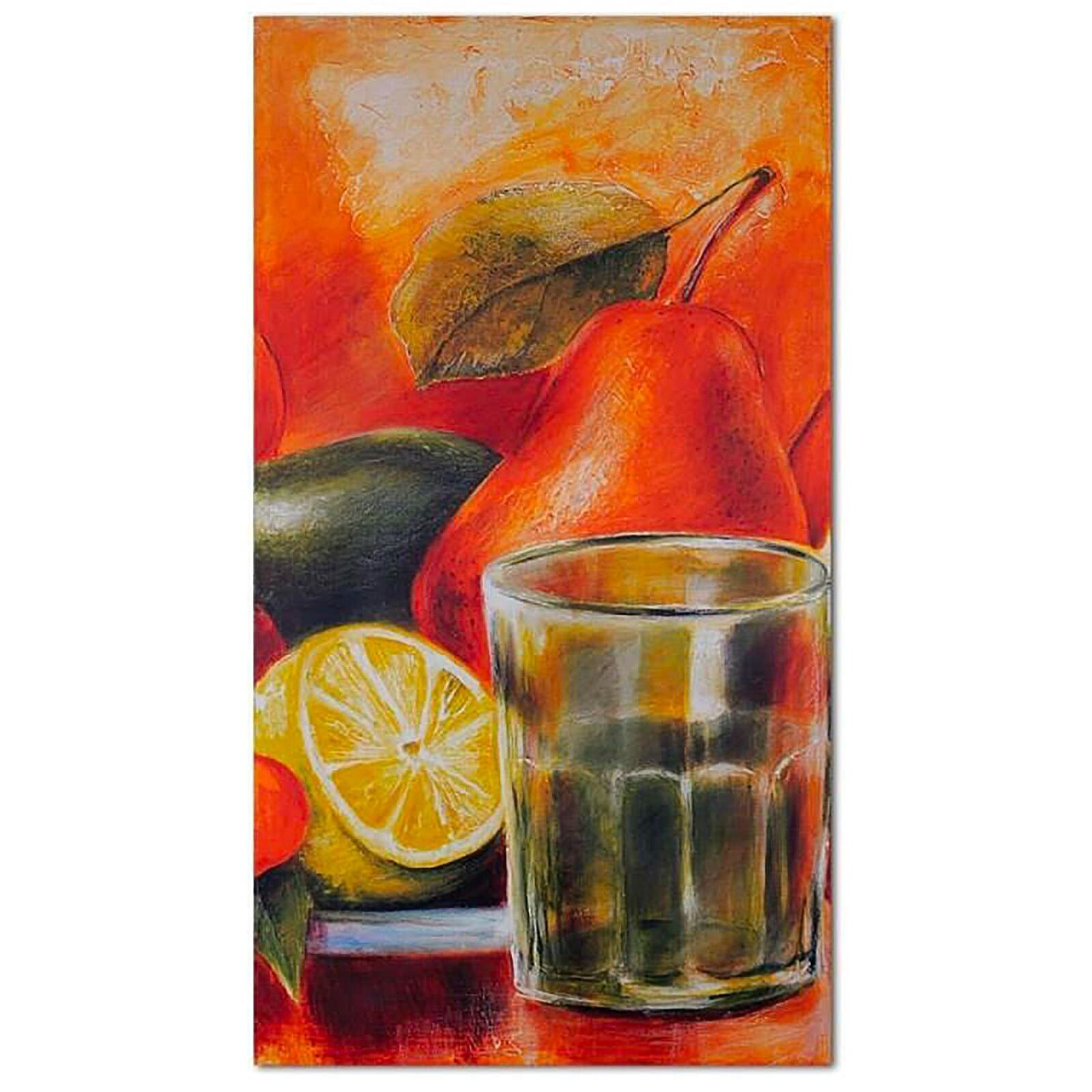 Tableau fruits frais et un verre - 80 x 120 cm | Leroy Merlin