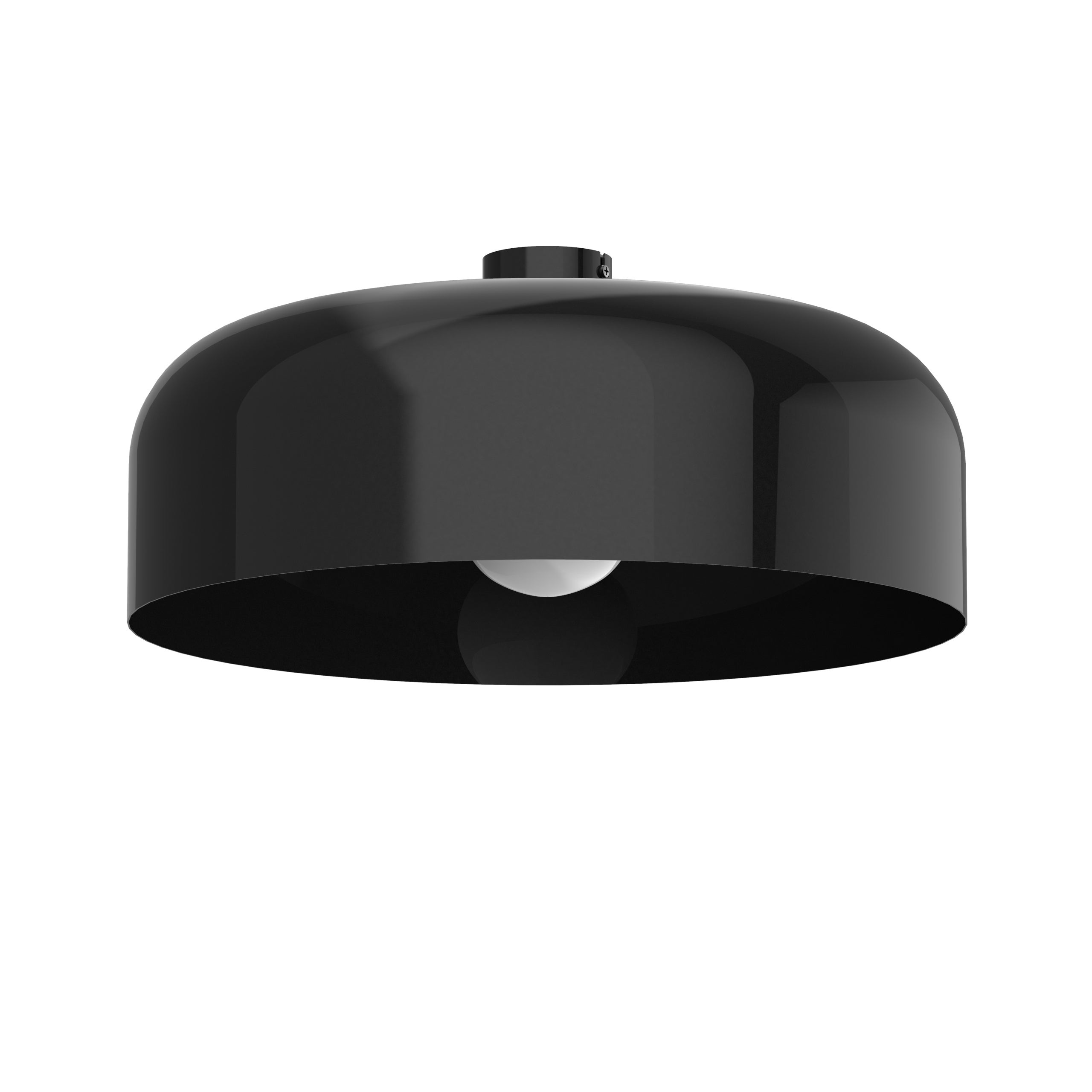 TUZZI PLAFON Ø50 METAL NEGRO BRILLIO 1XE27 | Leroy Merlin