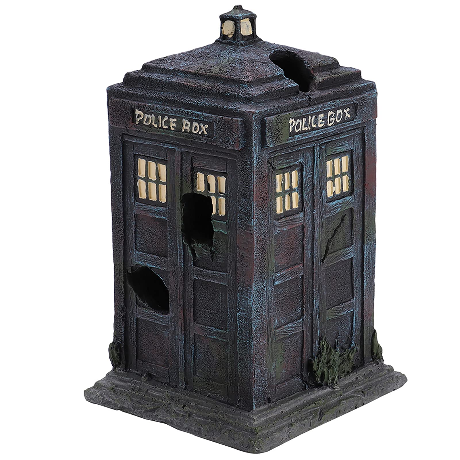 Simulation Résine Sentry Box Fish Tank Aquarium Ornements Décor ...