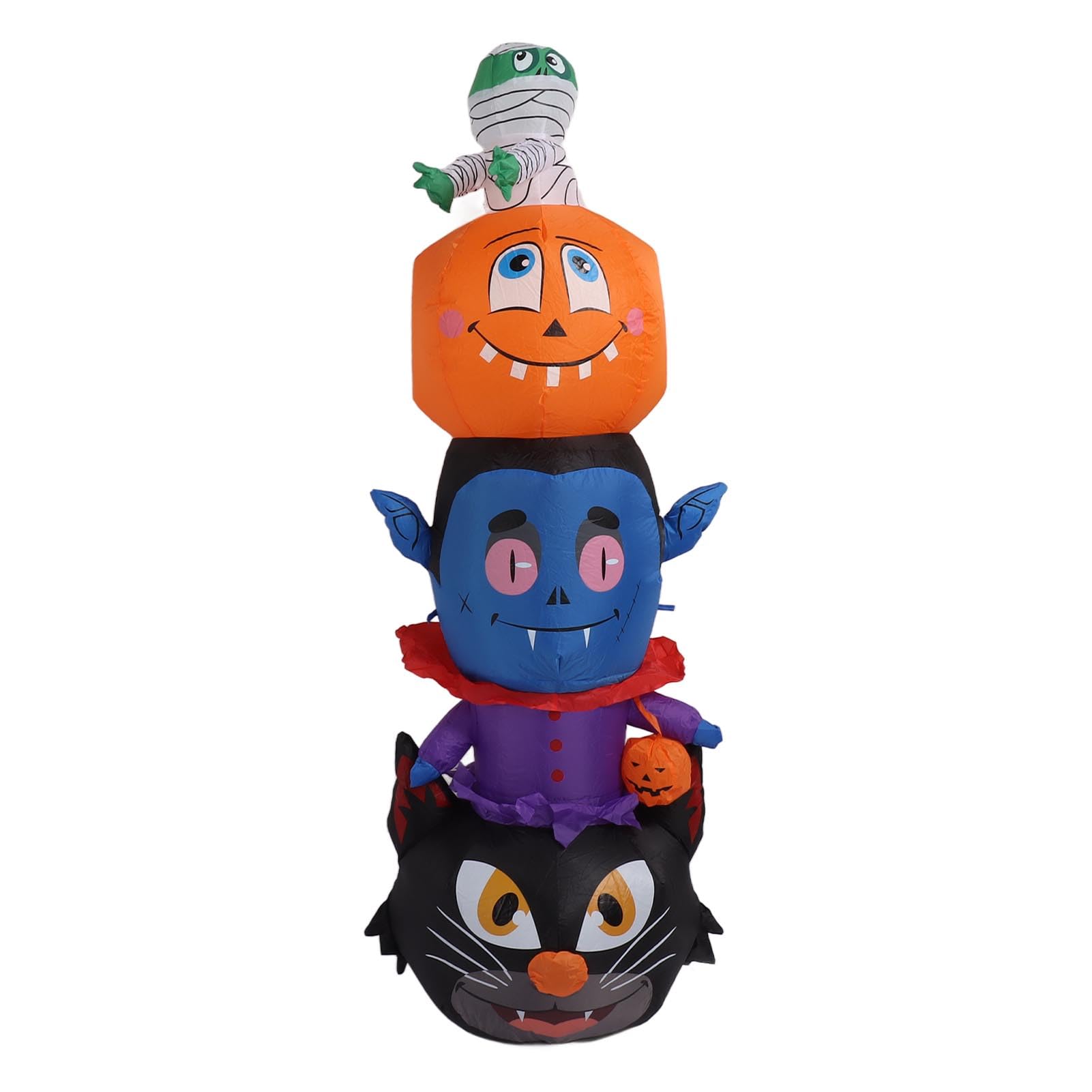 Decoraciones Inflables De Halloween De 180 Cm Calabazas Apiladas Con