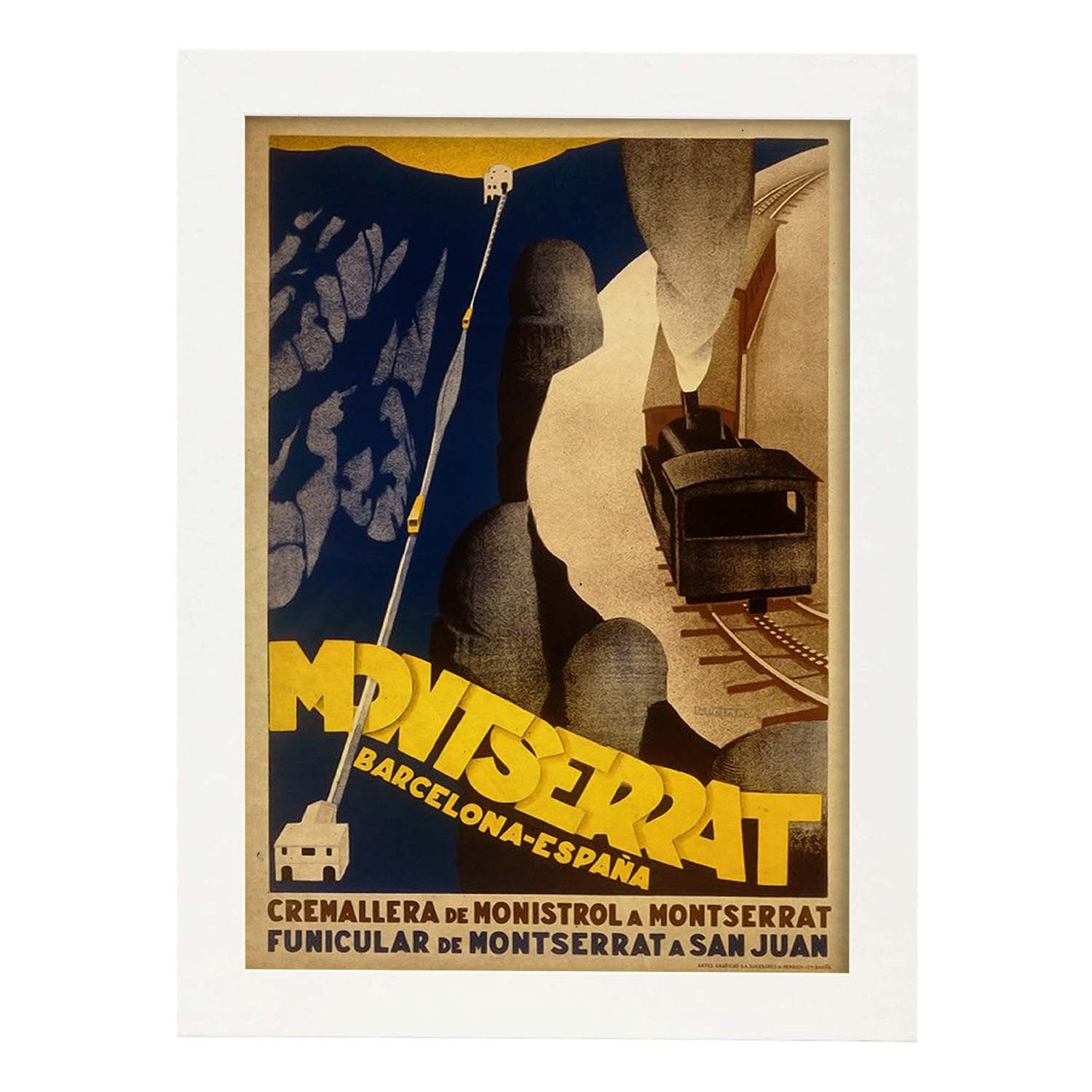 Poster Vintage De Montserrat. Con Imagenes Vintage Y De Publicidad ...