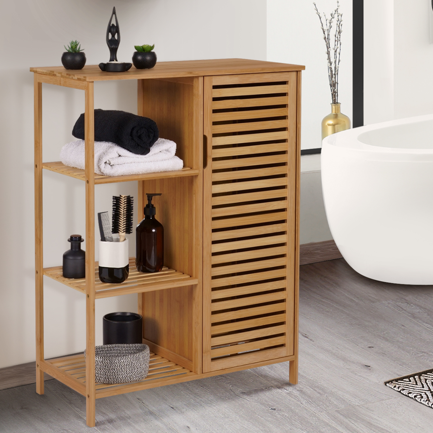 Meubles De Rangement Salle De Bain