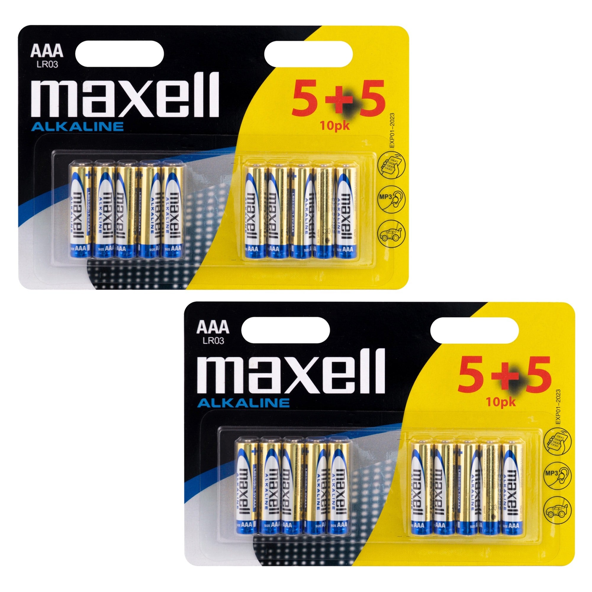 Maxell 20 pilas LR03 AAA alcalinas 1,5v | Leroy Merlin