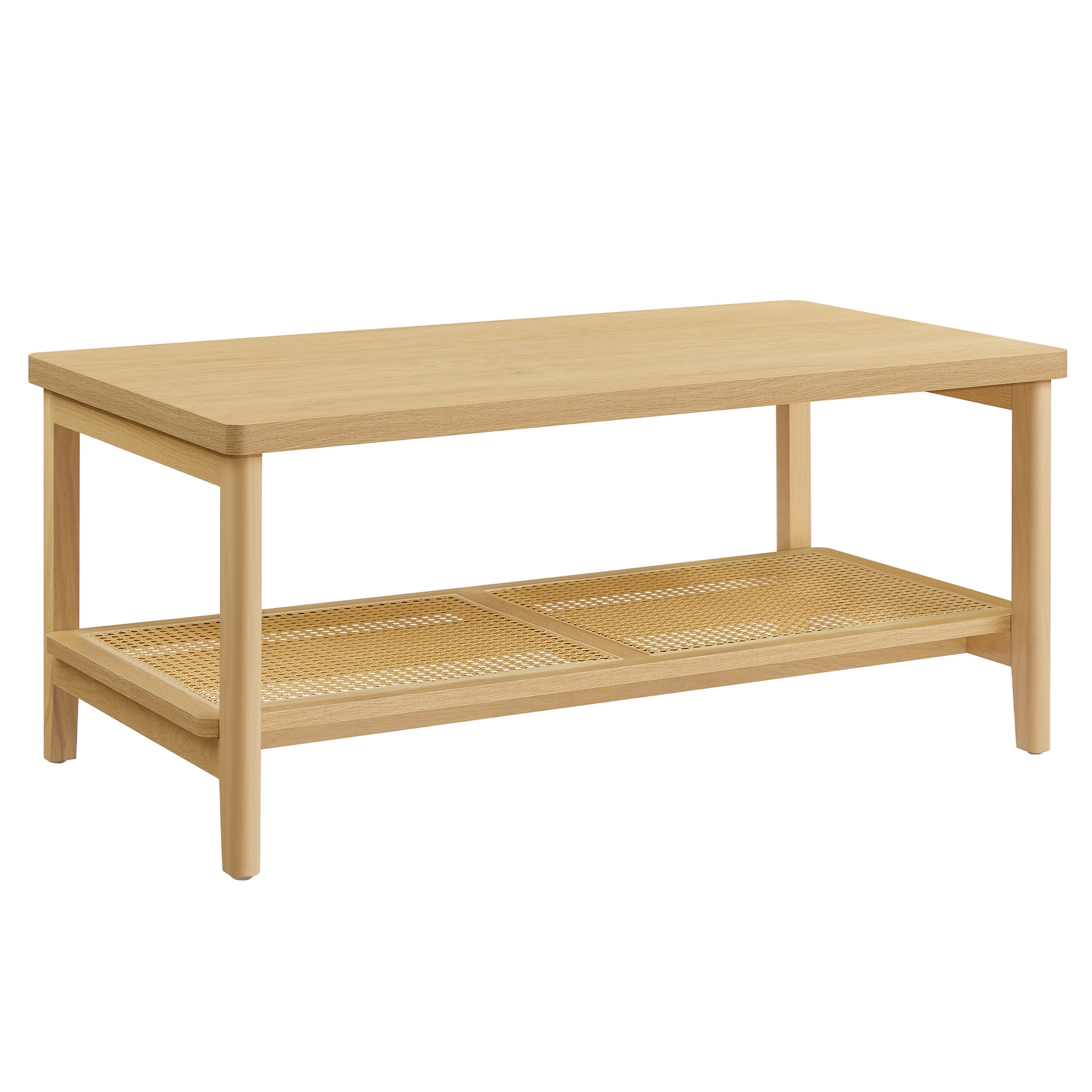 Table Basse à 2 Niveaux pour Salon, Table de Salon, avec Étagère de ...