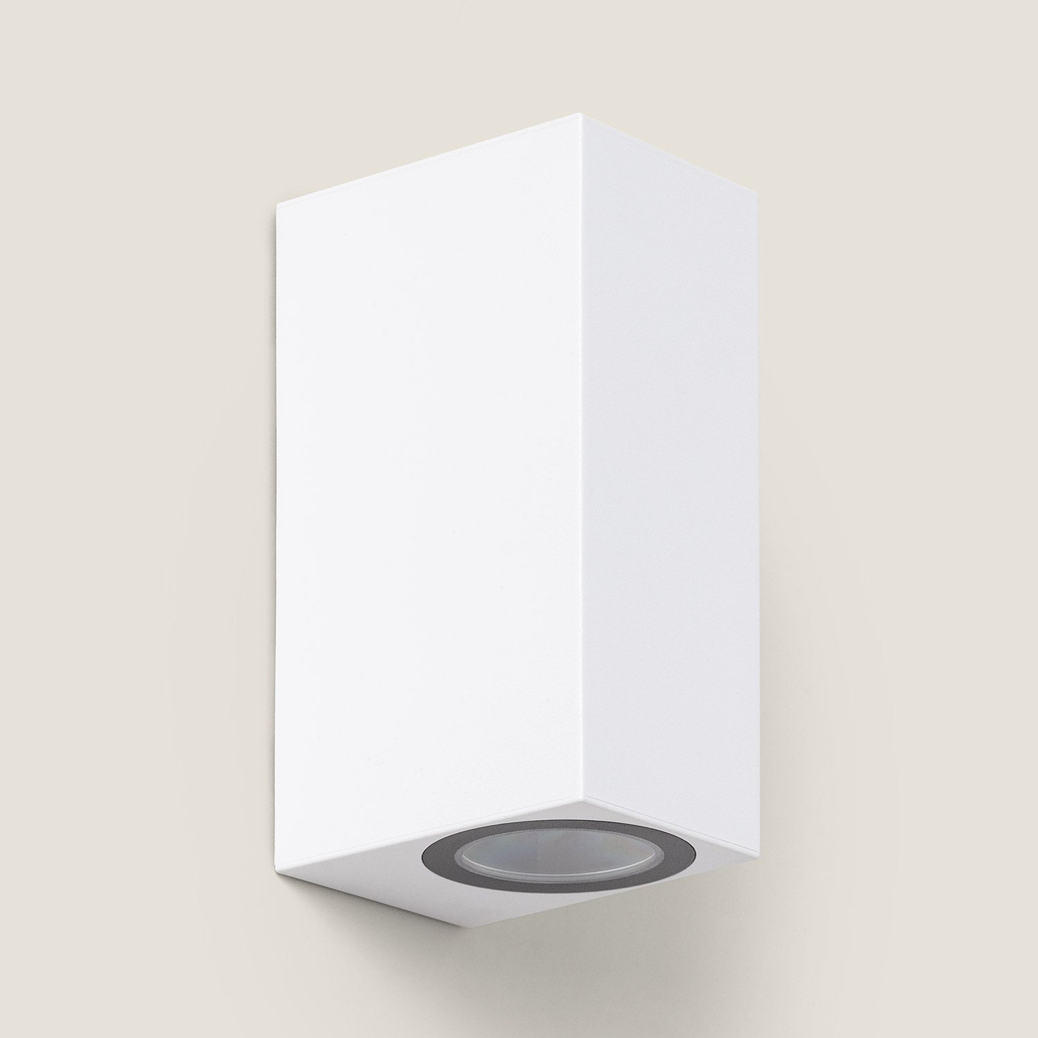 Ledkia - Aplique de Pared Exterior Iluminación Doble Cara Miseno Blanco ...